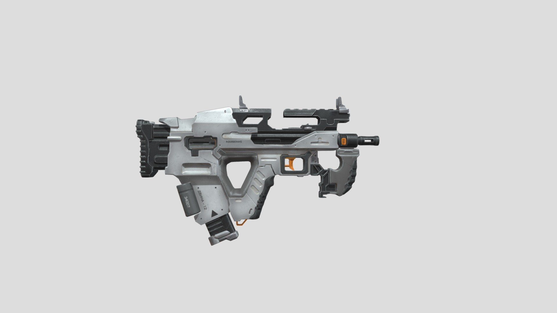 Free low-poly model Sci-fi Gun - Download Free 3D model by Dmitry ...