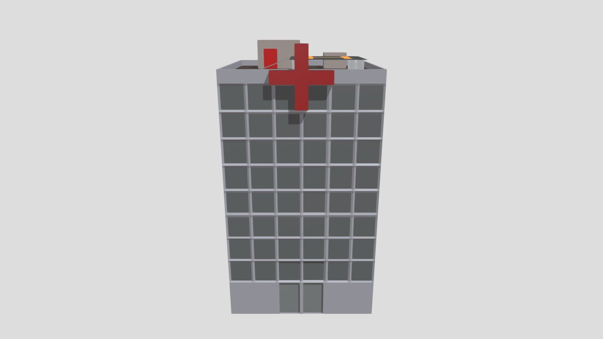 Hospital Building - Download Free 3D model by zercz [c4c9e17] - Sketchfab