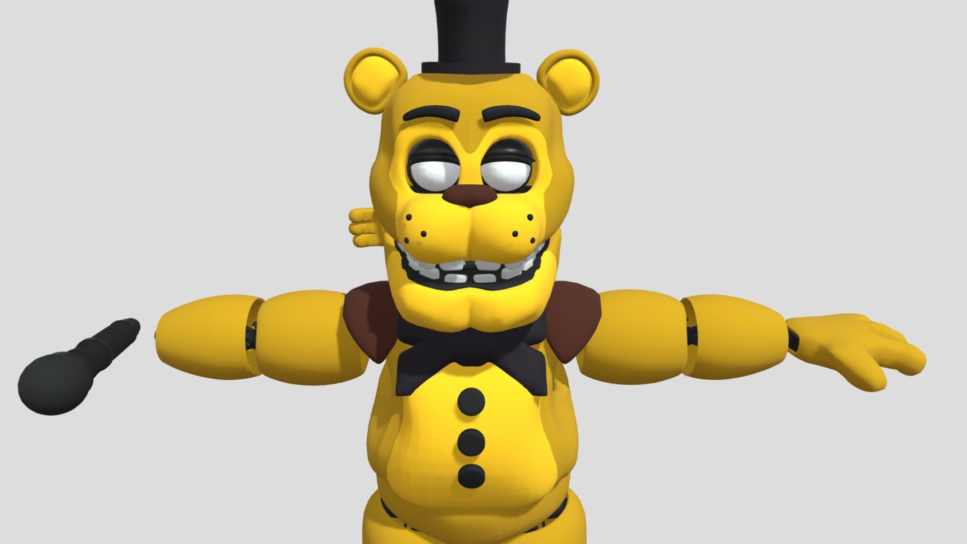 Classic Fredbear By Itzbunny - Download Free 3D model by Broken down ...