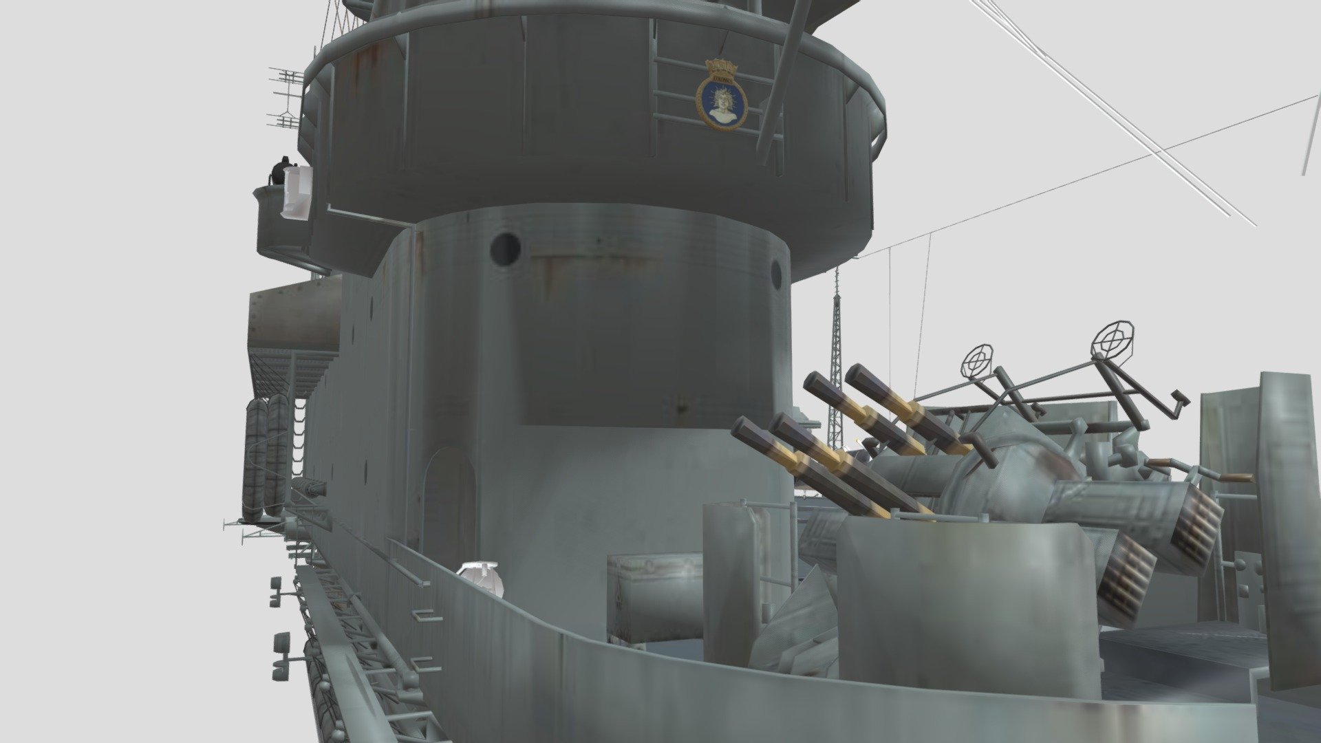 HMS Colossus B17 Carrier - Download Free 3D model by Mixmamo.studio: An ...