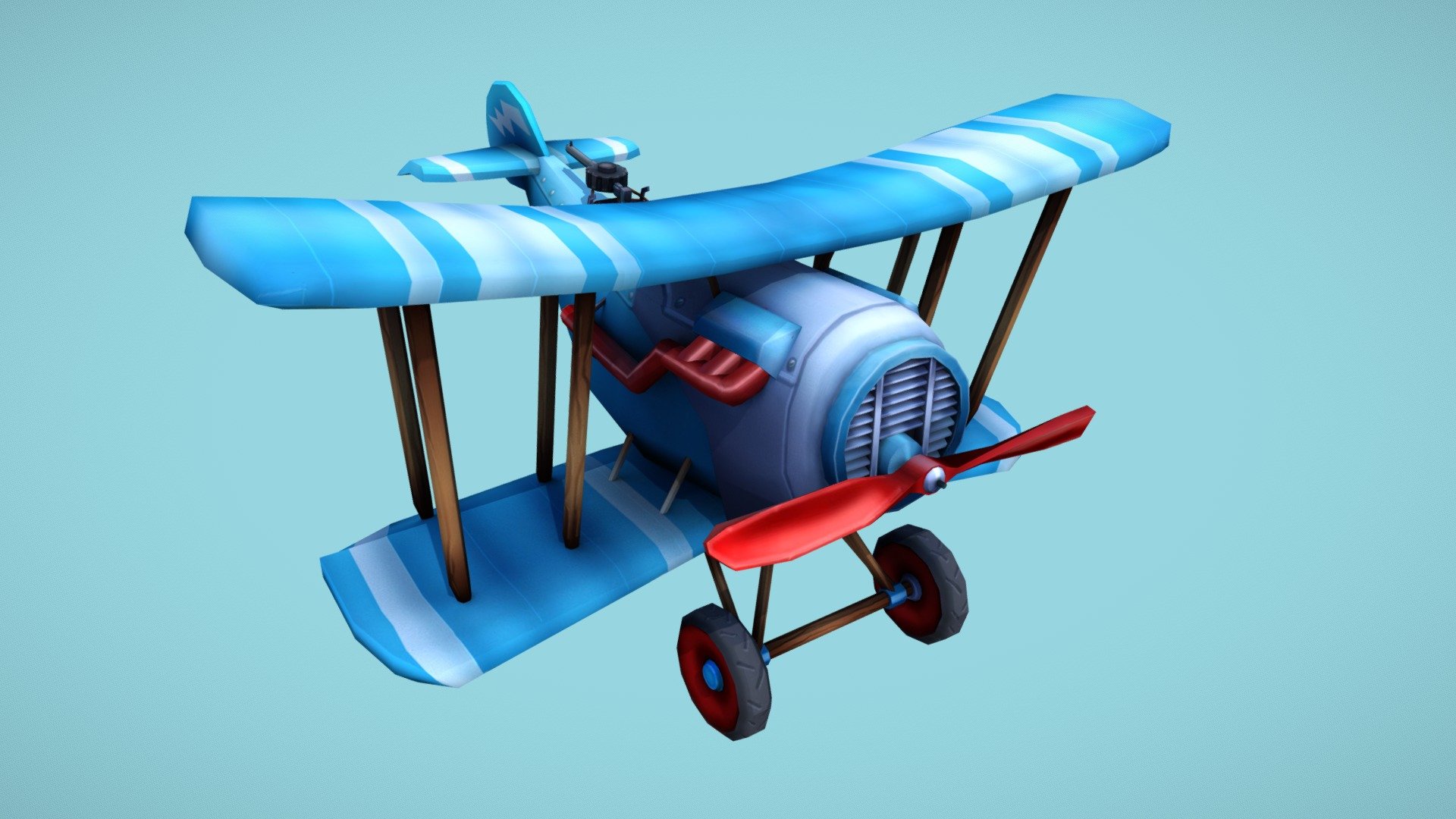 Stylized WW1 plane "Bristol_F2B" - Download Free 3D model by the ...