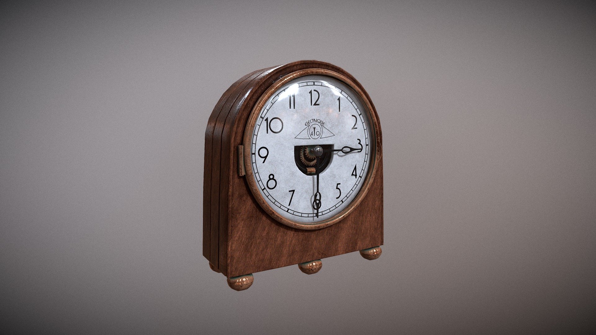 Vintage clock - 3D model by Dakalo [c4ce094] - Sketchfab