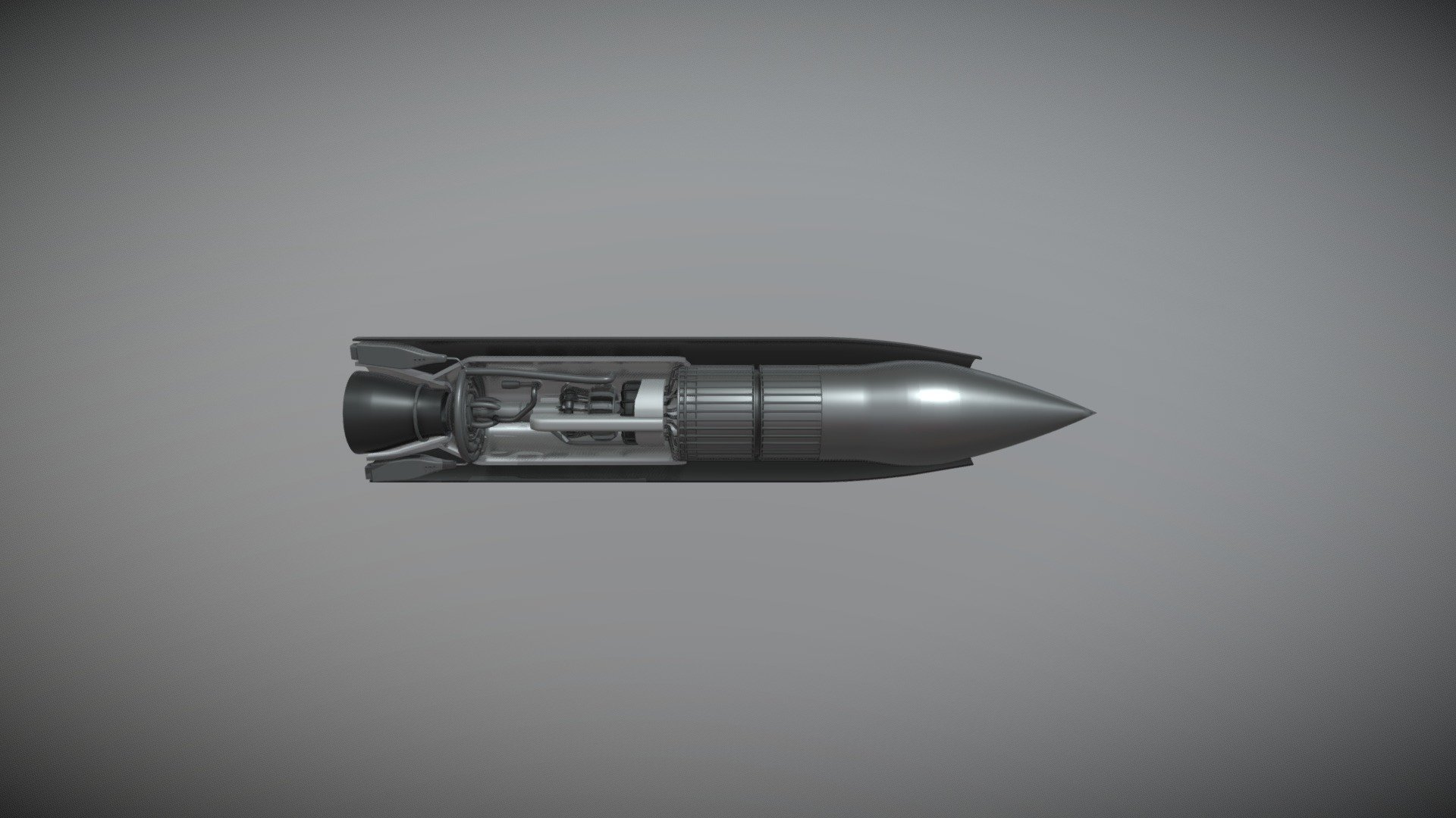 Rocket thing - Download Free 3D model by B00r2a [c4cf694] - Sketchfab