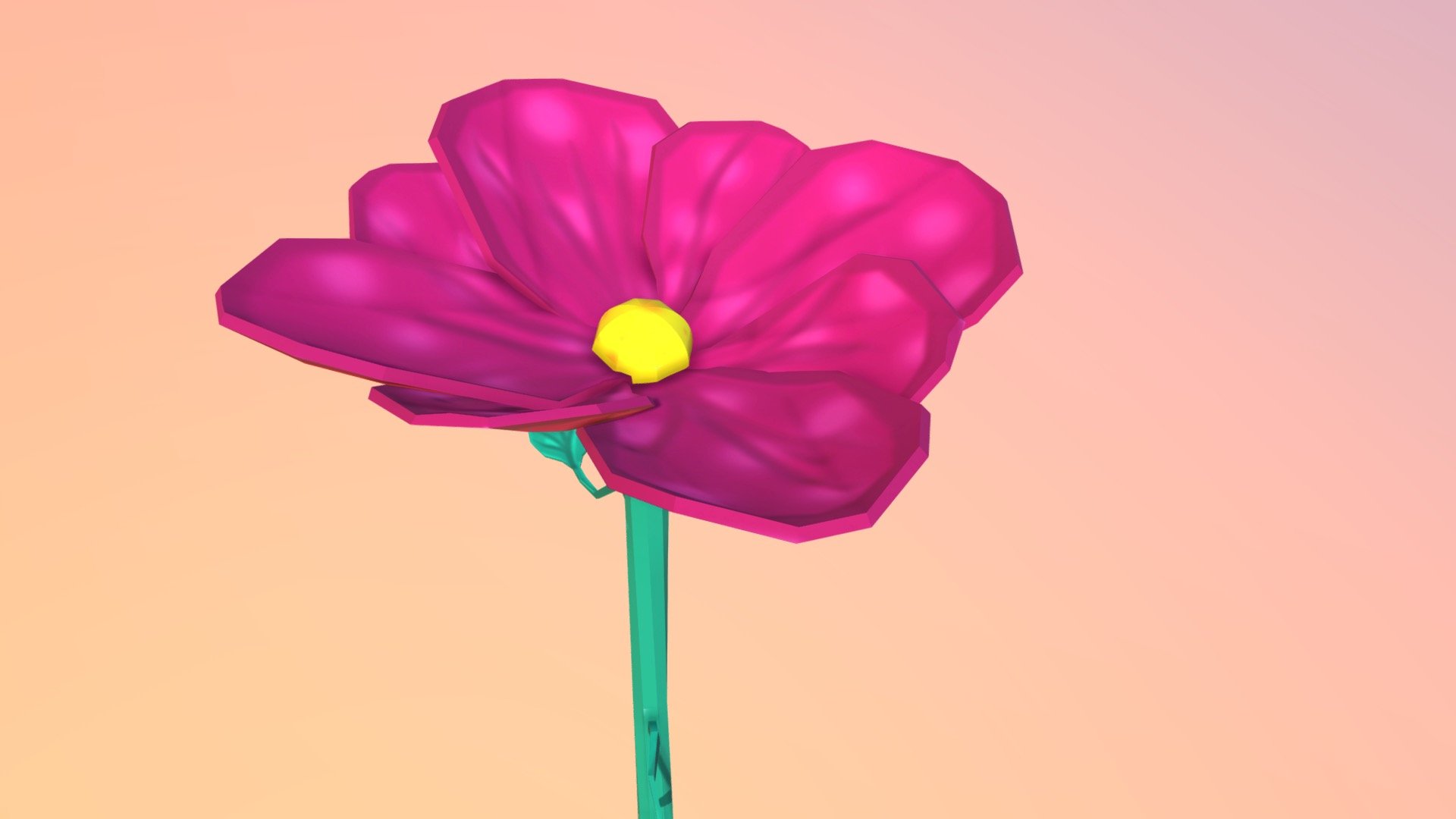 Flower in the light - 3D model by Matt-James [c4cfc62] - Sketchfab