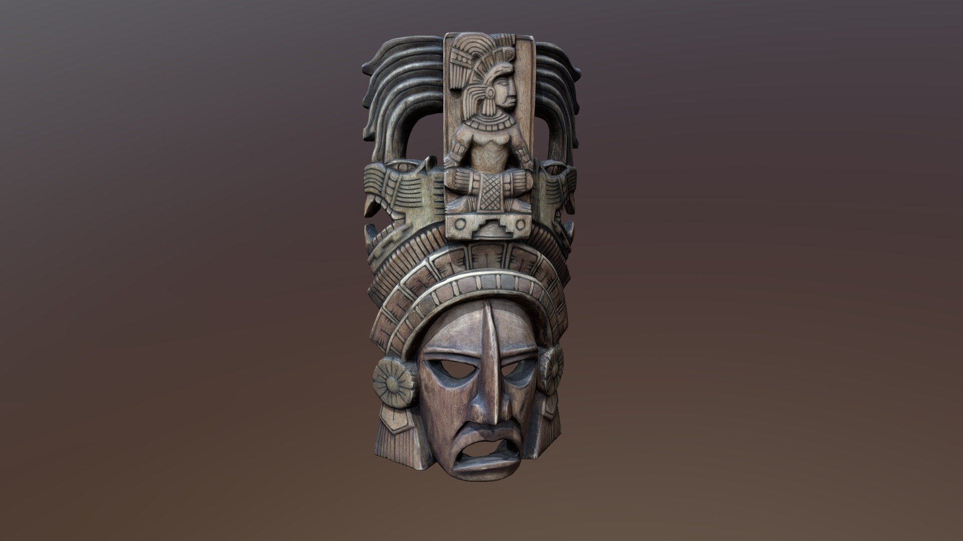 Mayan Face 3D Scan - Buy Royalty Free 3D model by 3DScanX [c4d0382 ...