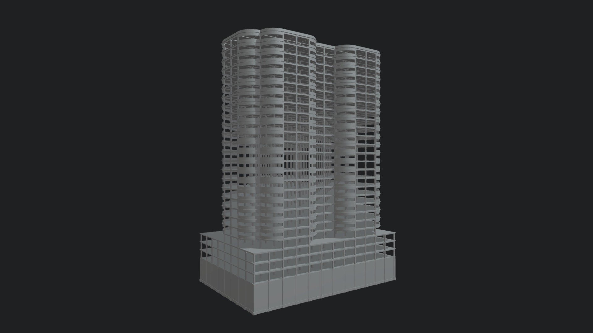 Structural Framework \ SF012 - 3D model by Amir Baloch (@amirbaloch ...