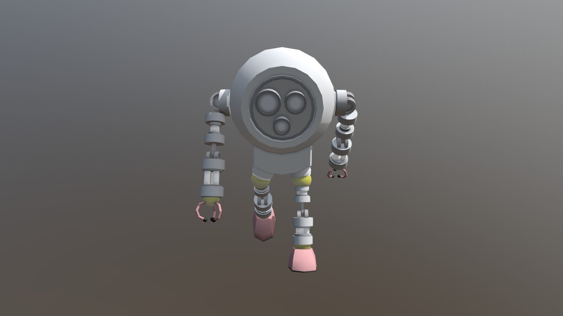 Walking Robot - 3D model by Termuking [c4d223c] - Sketchfab