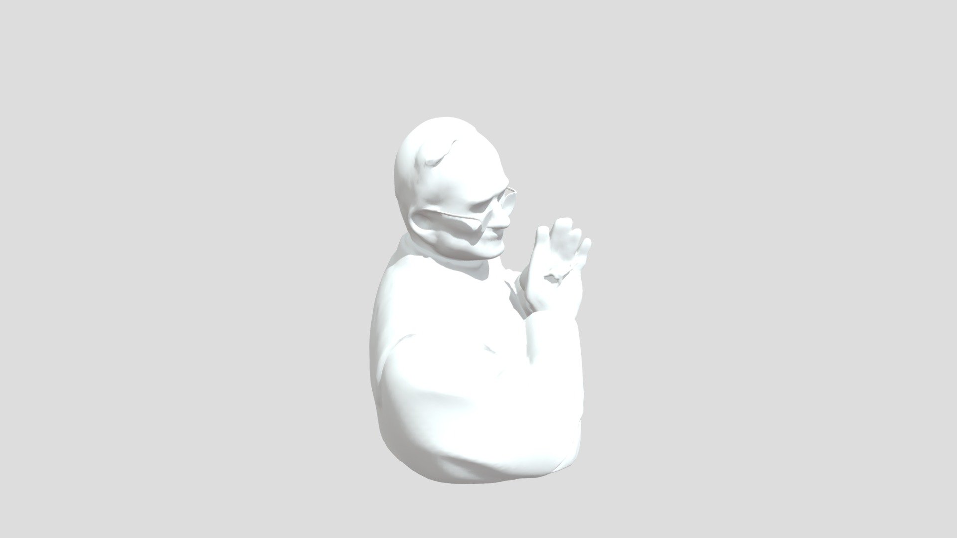 Pope Francis Praying - 3D model by jerry.barocas [c4d258a] - Sketchfab