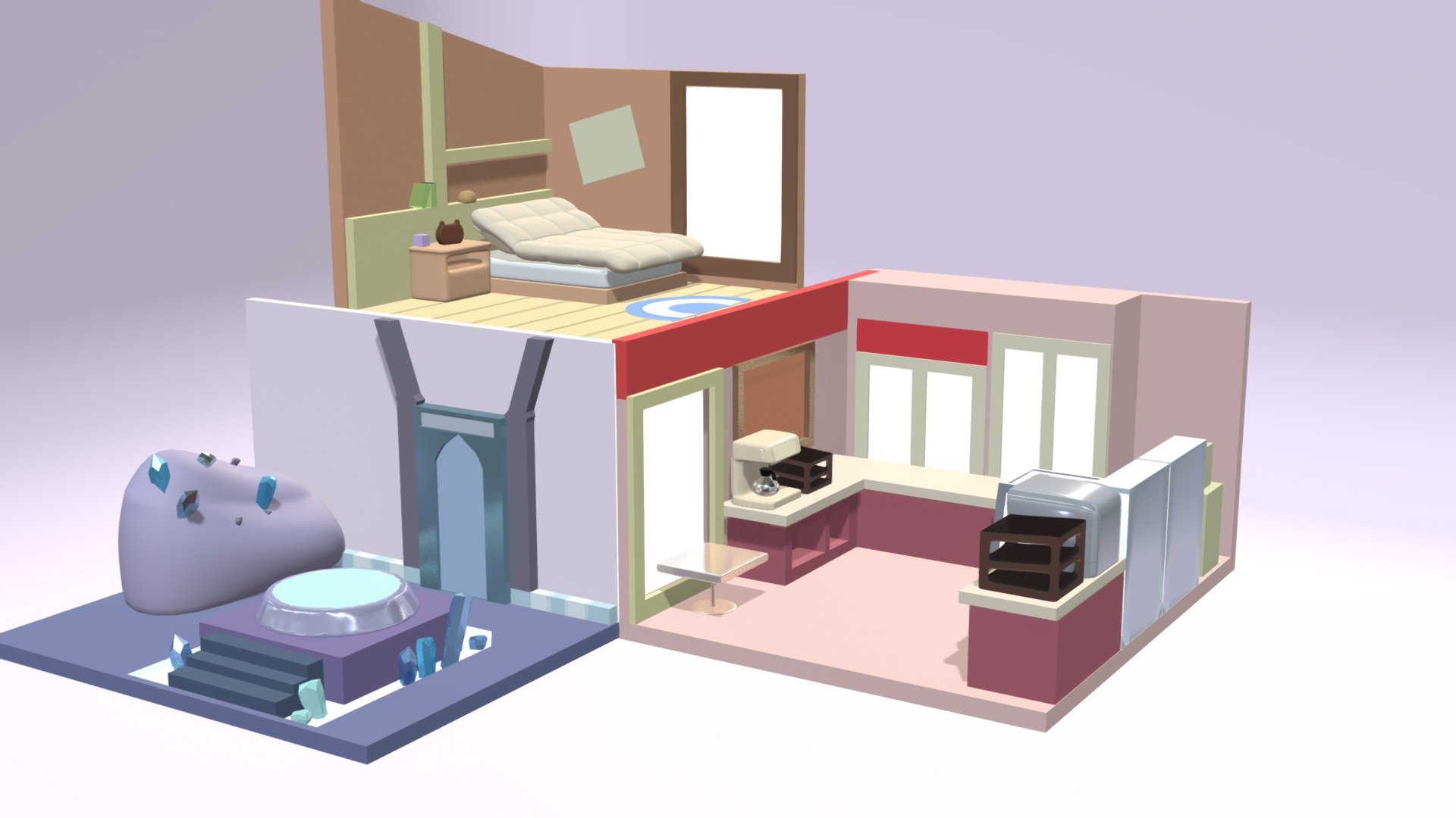 Steven Universe Background - 3D model by Jacquiii18 [c4d2931] - Sketchfab