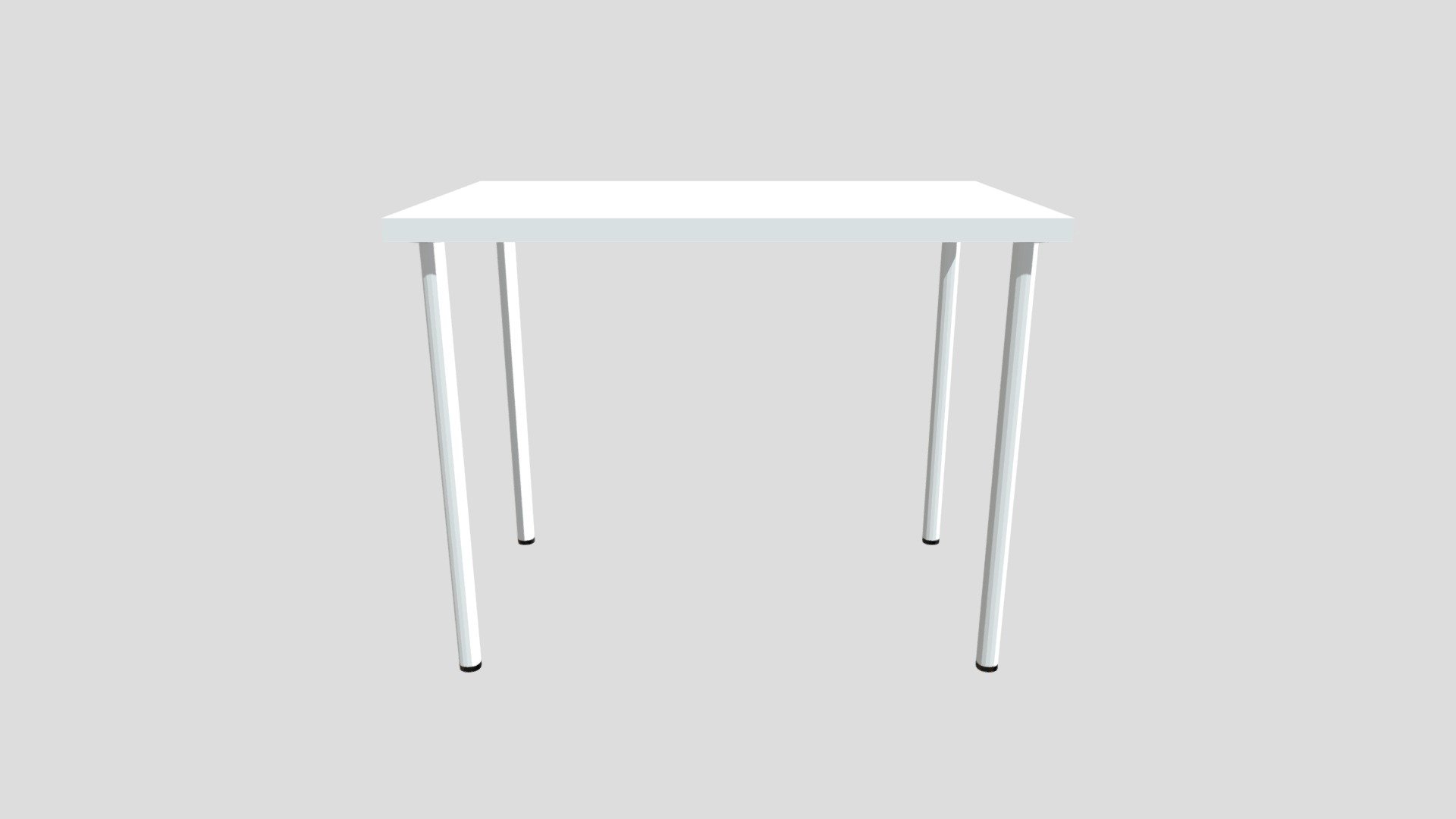 IKEA Linnmon and Adils - 3D model by appelsin [c4d3f91] - Sketchfab