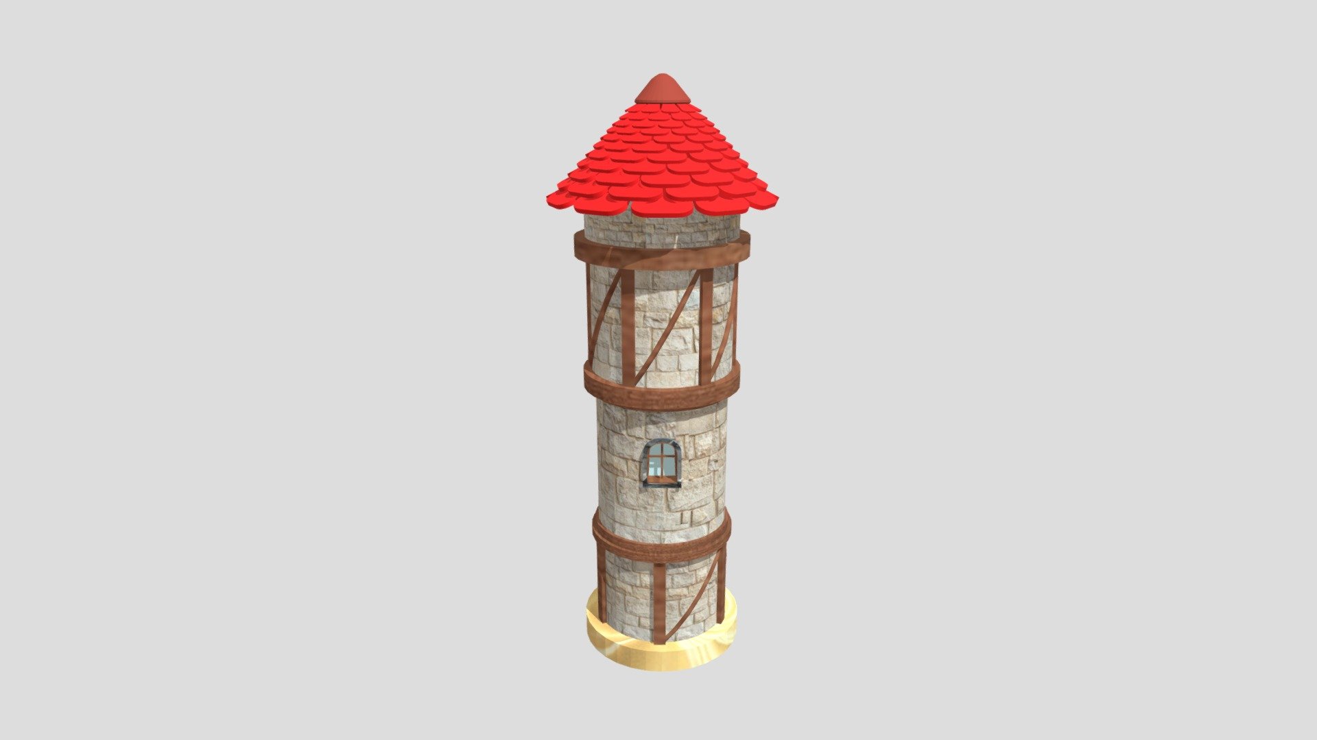 Medieval Tower - Download Free 3D model by farooq.smurf [c4d4b41] - Sketchfab