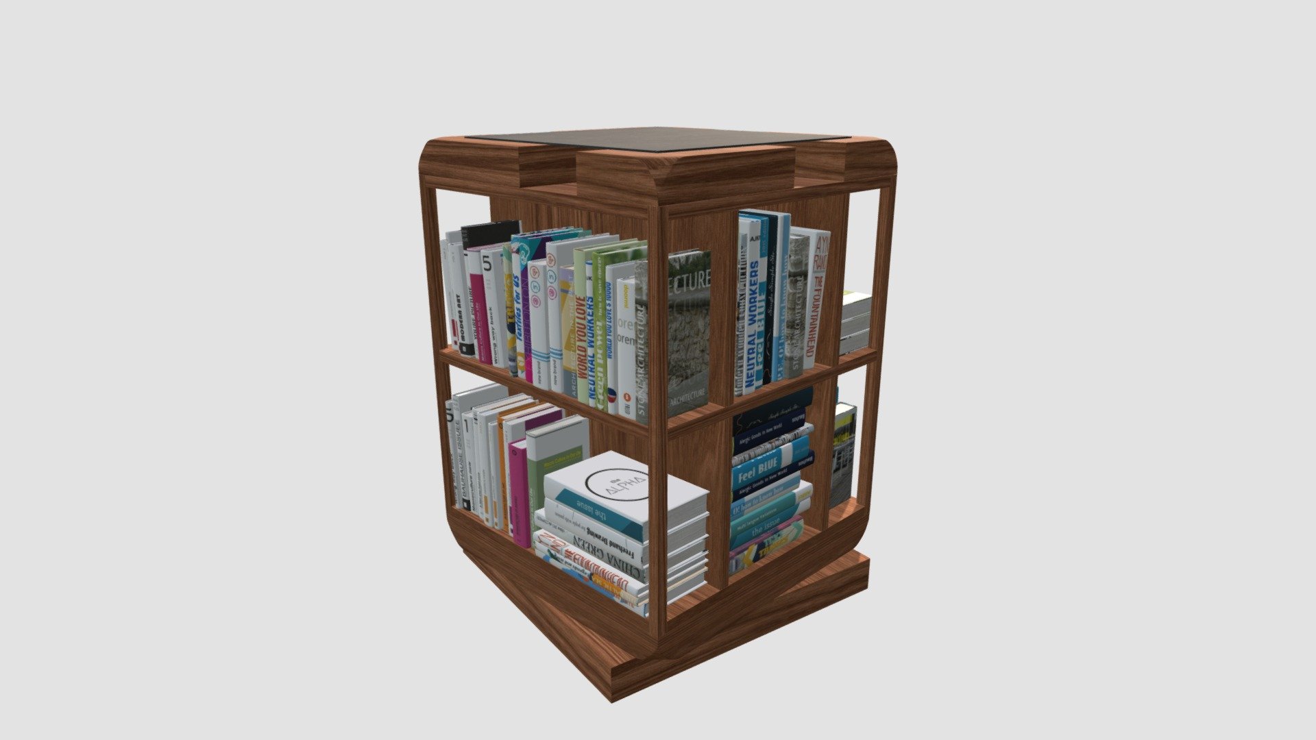 bookshelf - Buy Royalty Free 3D model by Evermotion [c4d4e77] - Sketchfab Store