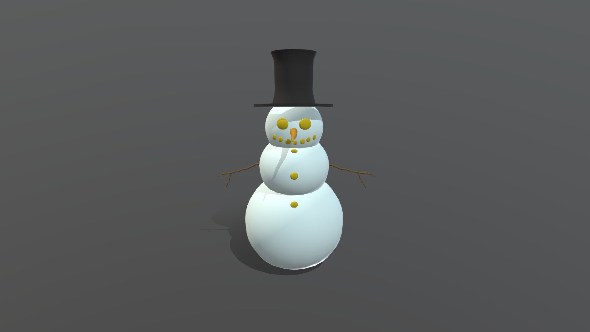 Snowman - 3D model by Junhyung Kim (@Junhyung150) [c4d510e] - Sketchfab