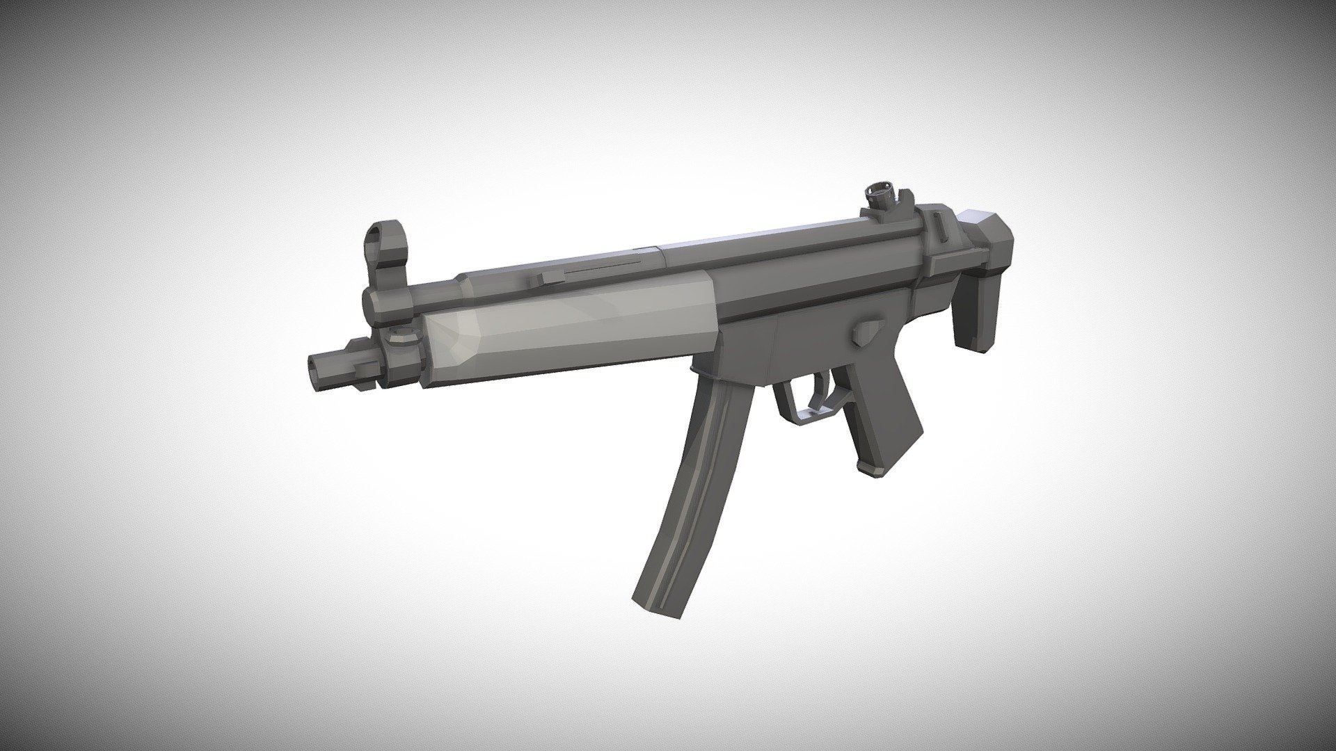 Mp5 V2 [Low Poly] - Download Free 3D model by Milmac (@Milmac11 ...