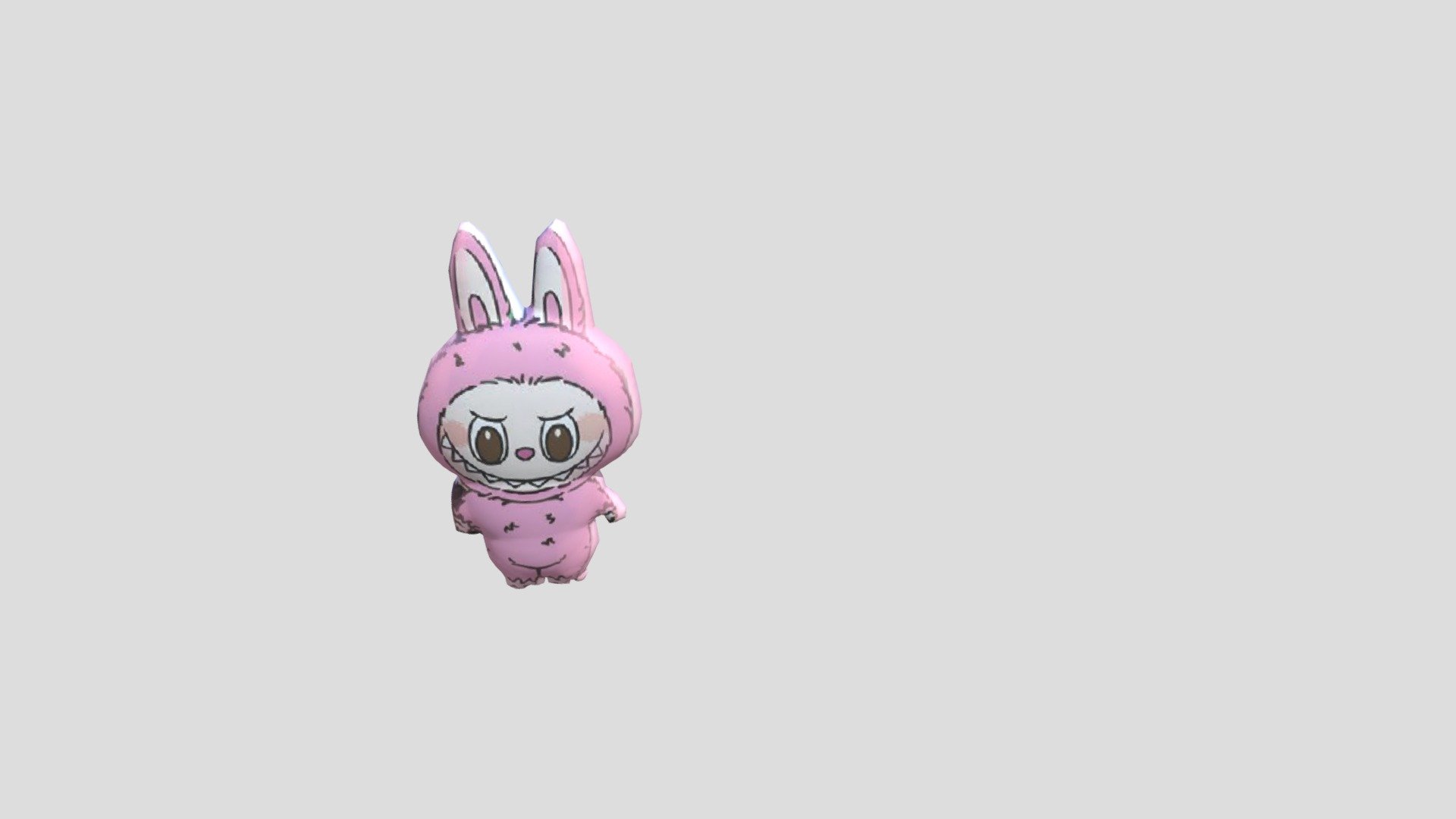 Labubu pink - Download Free 3D model by widiyapurwanti27 [c4d5e9c ...