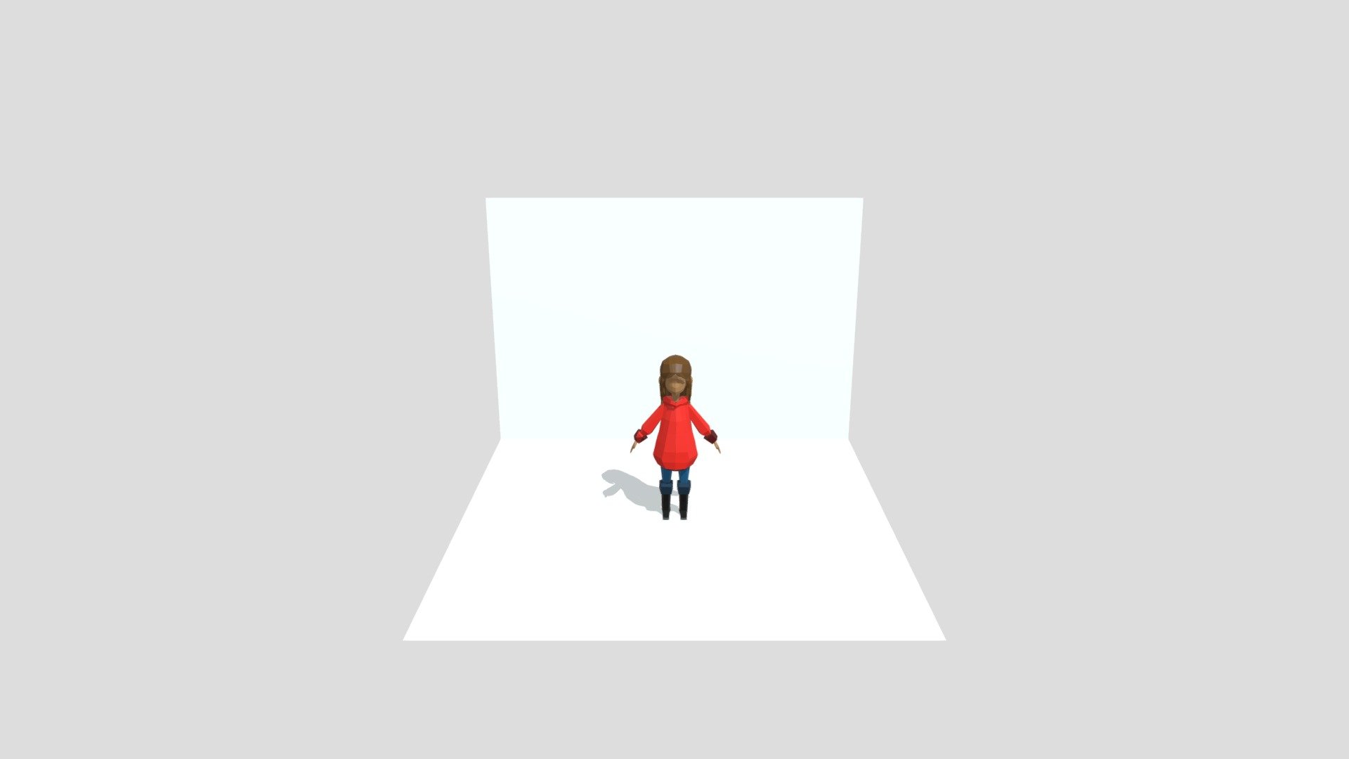 Low Poly Girl - 3D model by asher.basher [c4d6621] - Sketchfab
