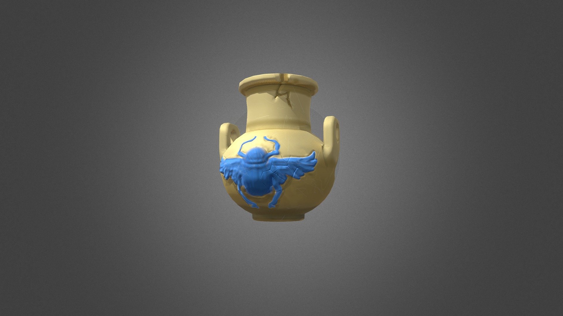 Low poly Egyptian jar - Download Free 3D model by SkyFightUltra ...