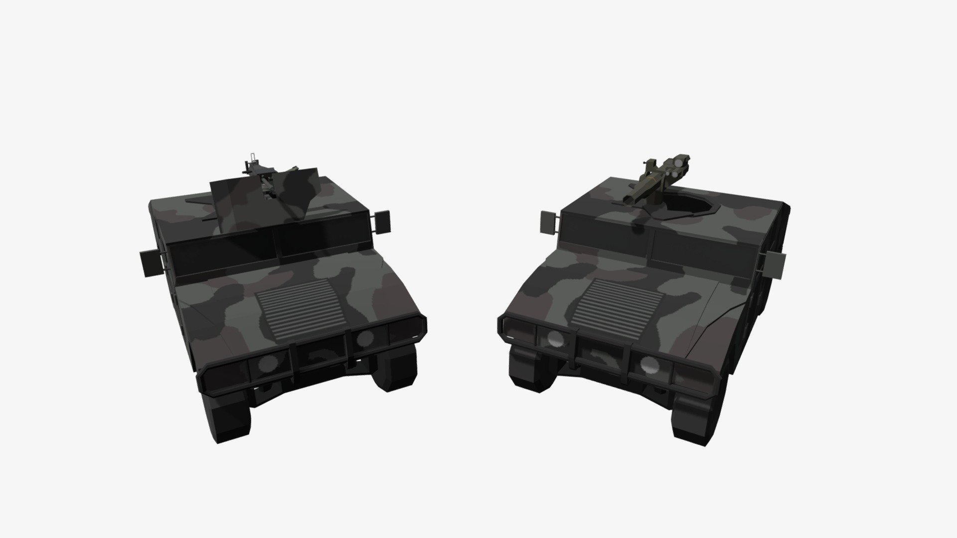 Low Poly Humvee TOW & MK19 - 3D model by samanthacford [c4d6bdc ...