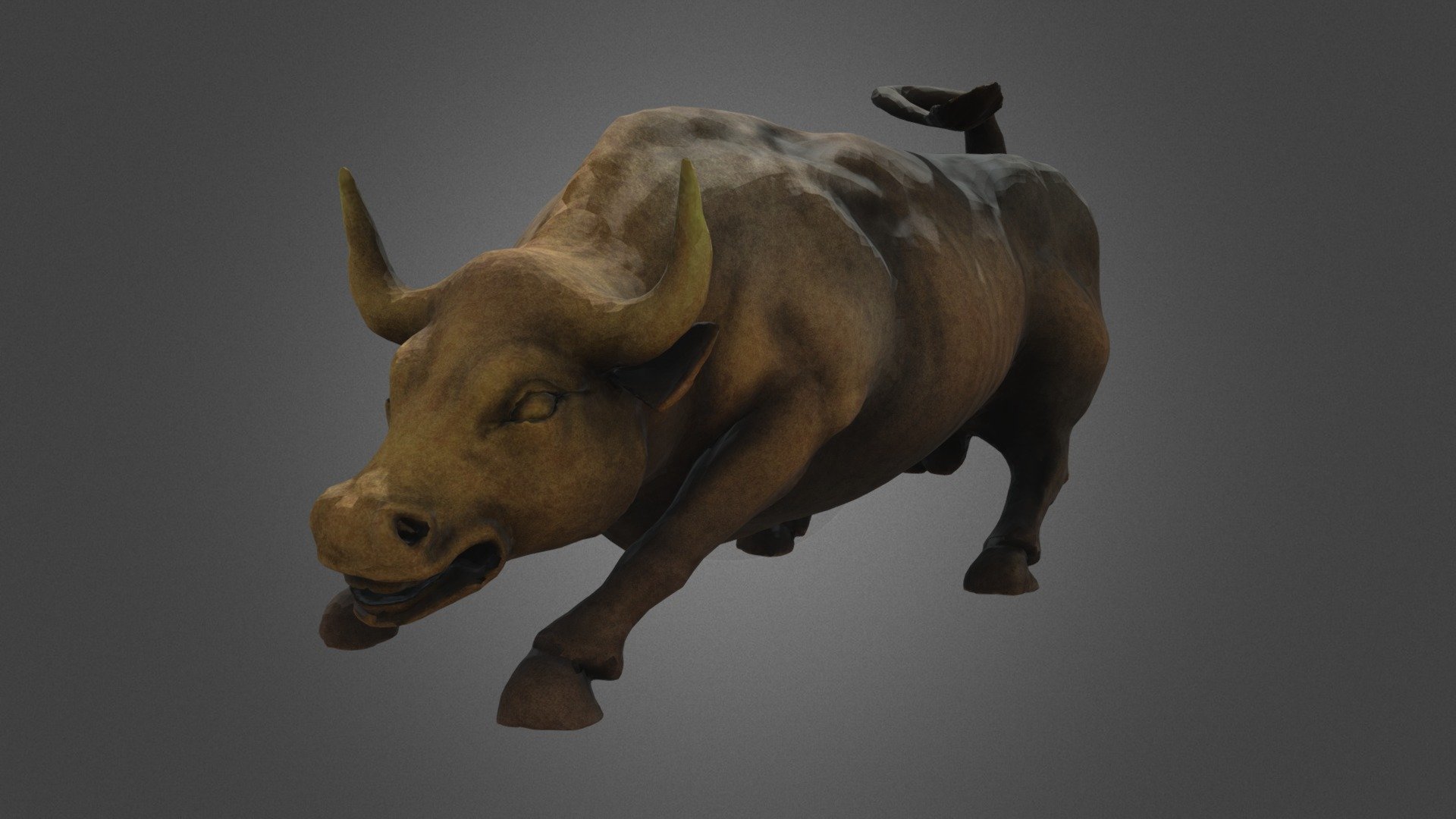 Charging Bull New York - 3D model by nuralam018 [c4d7736] - Sketchfab
