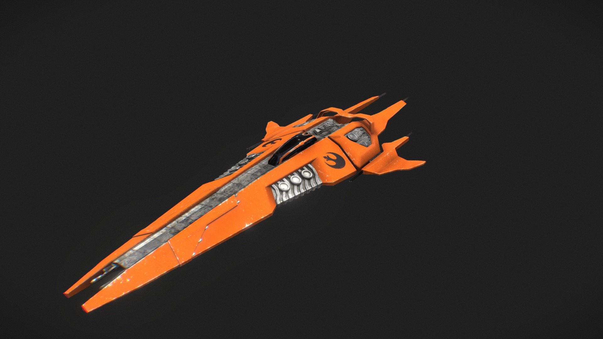 rocketship - 3D model by thecolbysaur [c4d7ec6] - Sketchfab