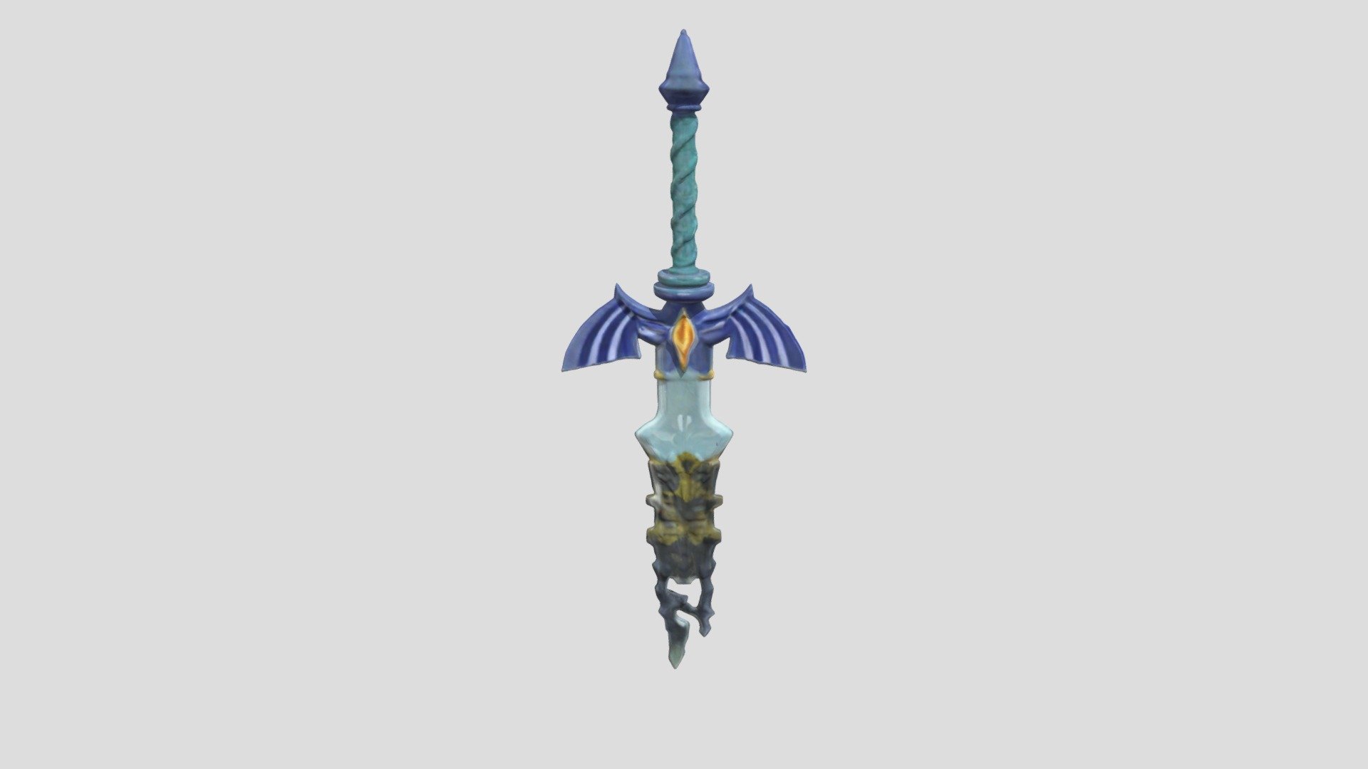Decayed Master Sword - Download Free 3D model by 197emmet [c4d7fb2 ...