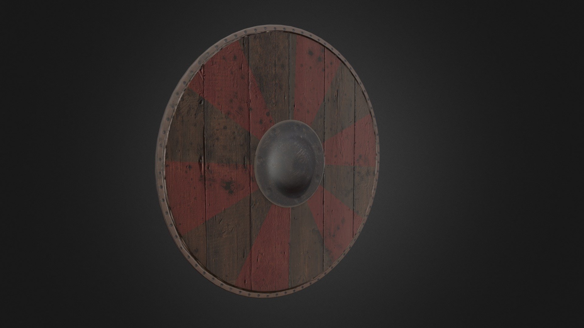 Viking shield 3D Model - 3D model by pixelTumbler [c4d8d3f] - Sketchfab