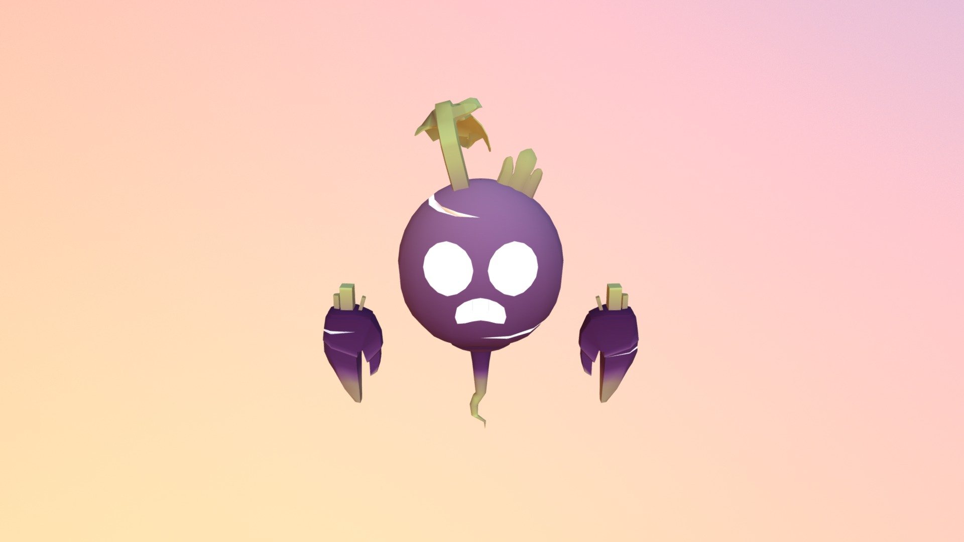 Zombie Radis - 3D model by Asminae [c4d95a0] - Sketchfab