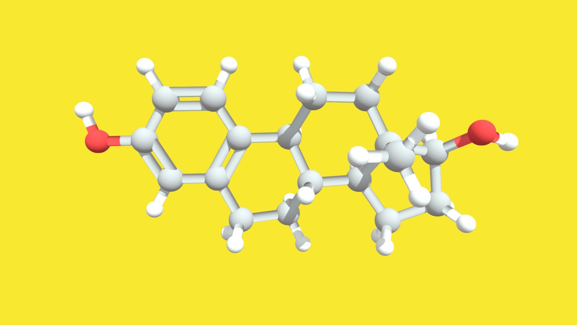 Estrogen Hormone Molecule - Download Free 3D model by S.Duce (@sduce) [c4d9a91] - Sketchfab