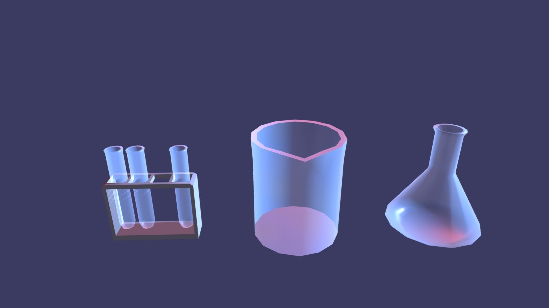 Glass Objects for Lab - 3D model by OctoDojo [c4da05f] - Sketchfab