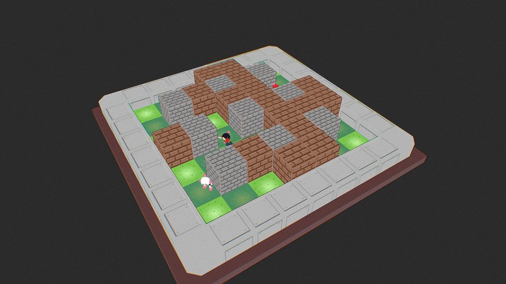 Bomberman Fight! - 3D model by brunolira [c4da817] - Sketchfab