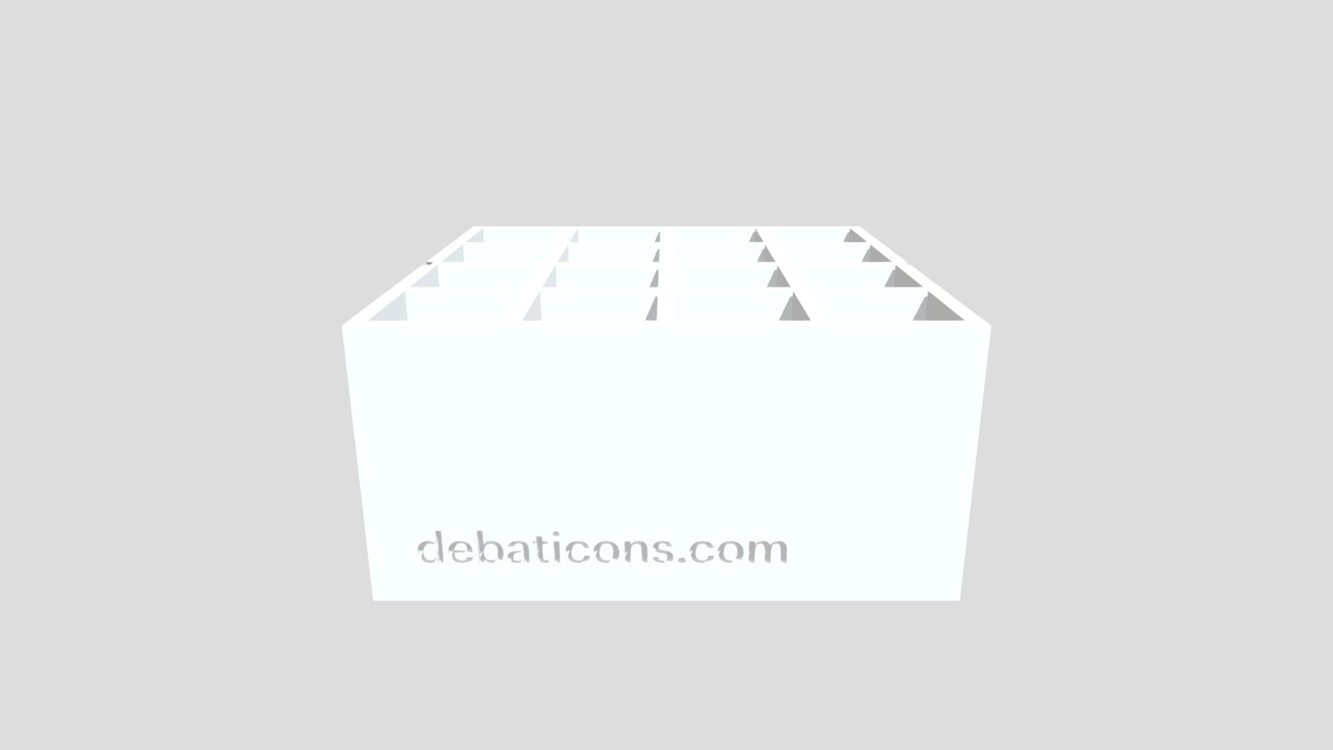 Debaticons - Box bottom - Download Free 3D model by Debaticons [c4db5b9 ...