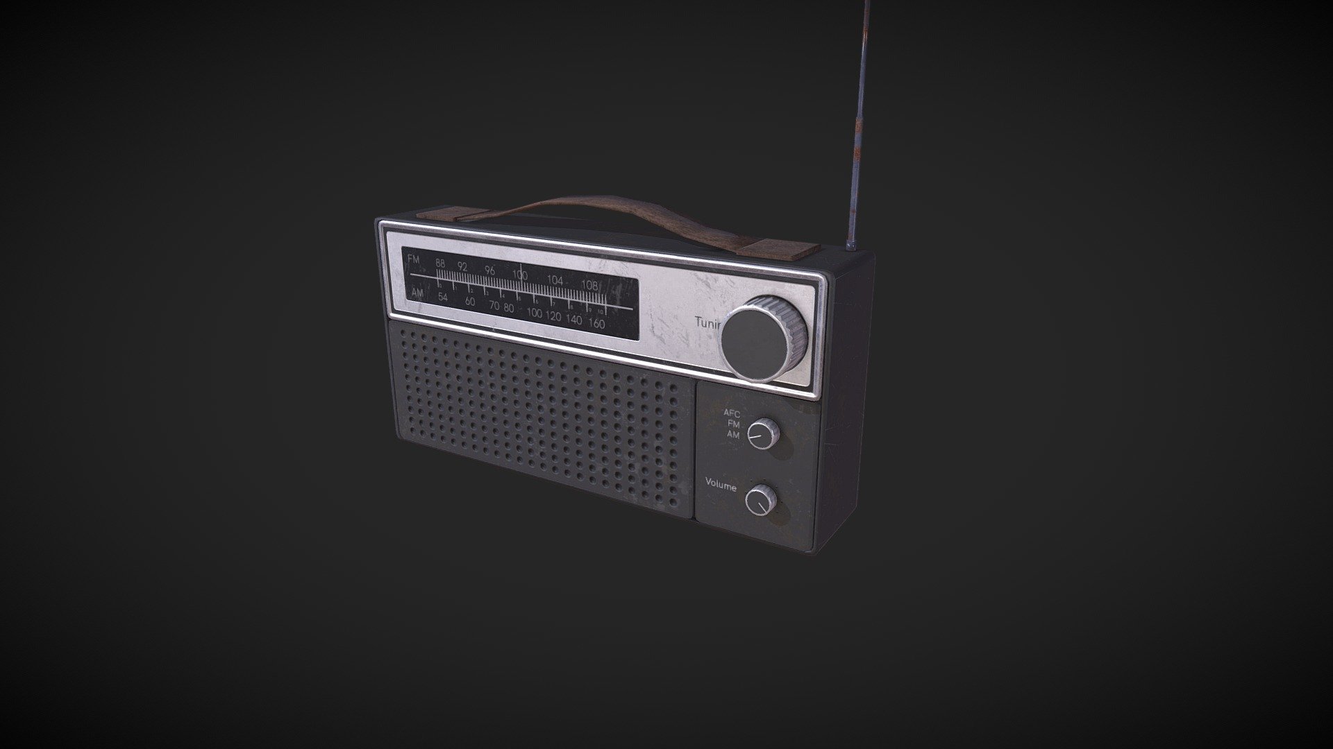 Old radio - 3D model by pakoxyz [c4dbca0] - Sketchfab