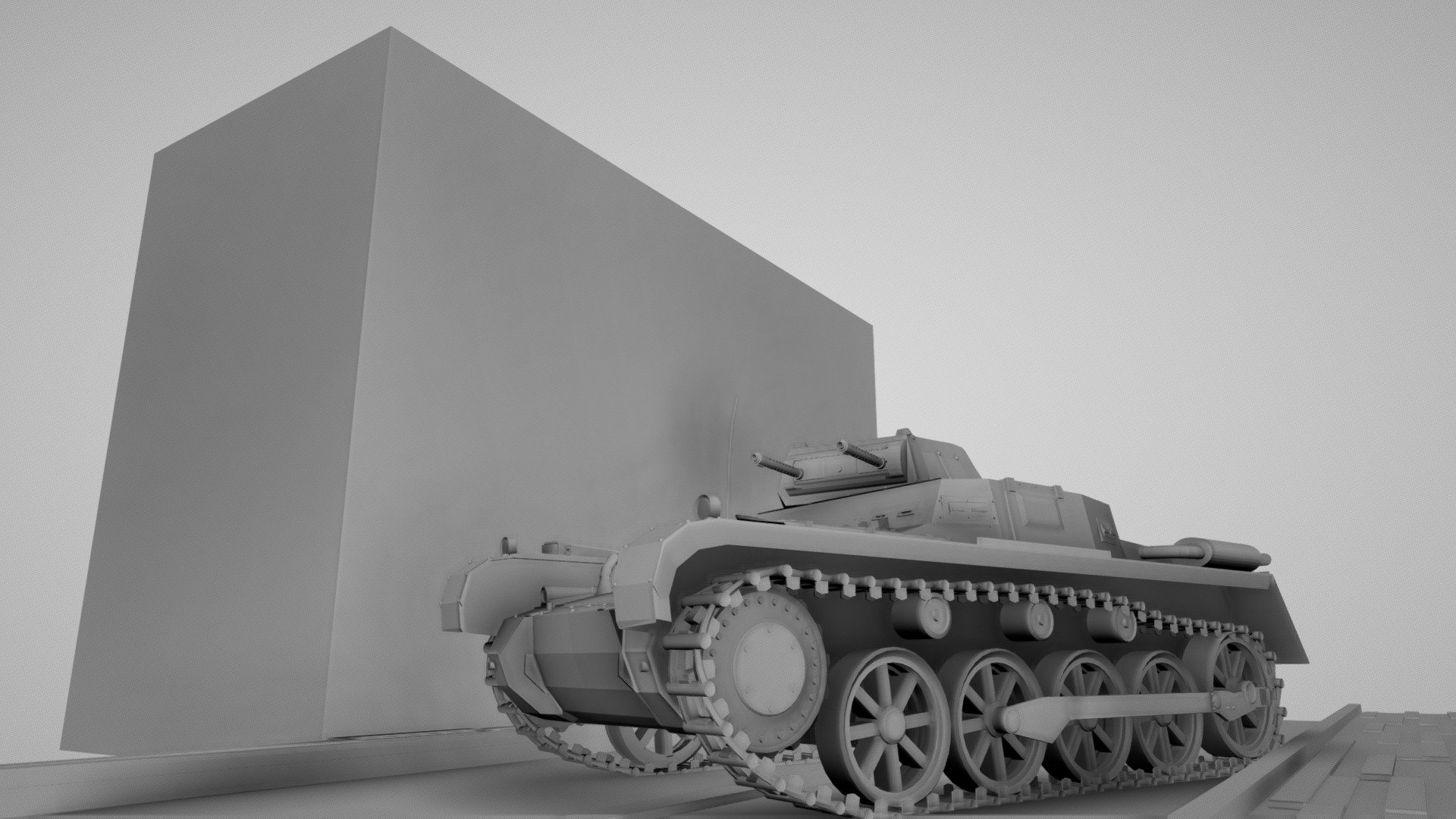 Panzerkampfwagen I (Pz.Kpfw.I, Pz.I) - 3D model by Rudy (@Ascanium ...