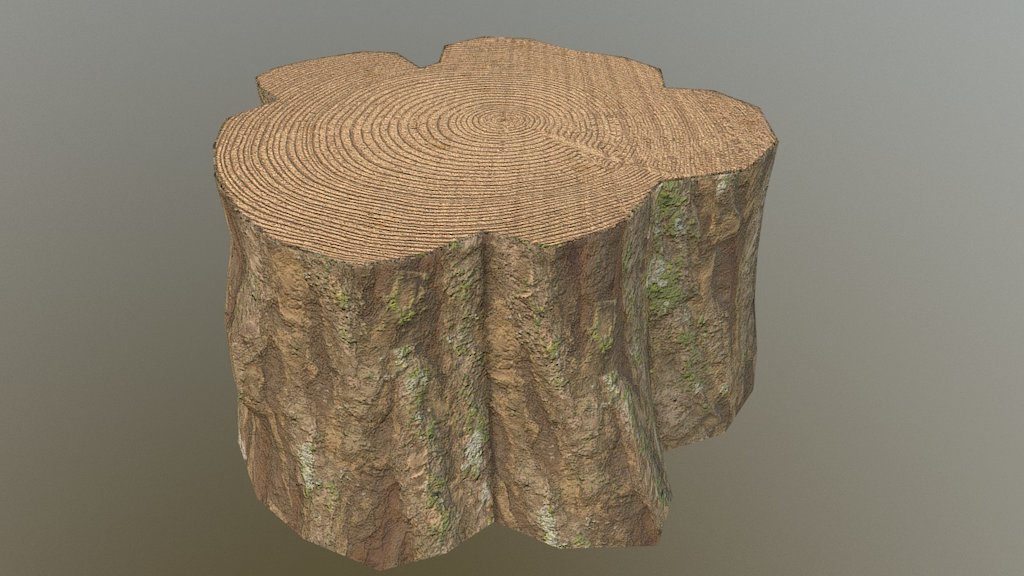 Tree Stump - 3D model by Omnipotent [c4dd9fa] - Sketchfab