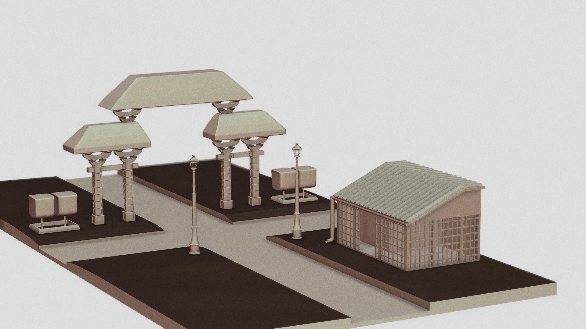 Ghibli Store - 3D model by felipemanzano14 [c4ddf9c] - Sketchfab