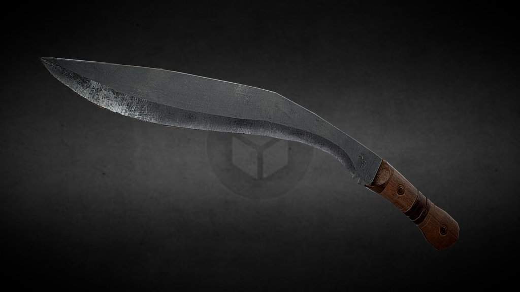 Kukri - 3D model by Milacetious [c4de455] - Sketchfab