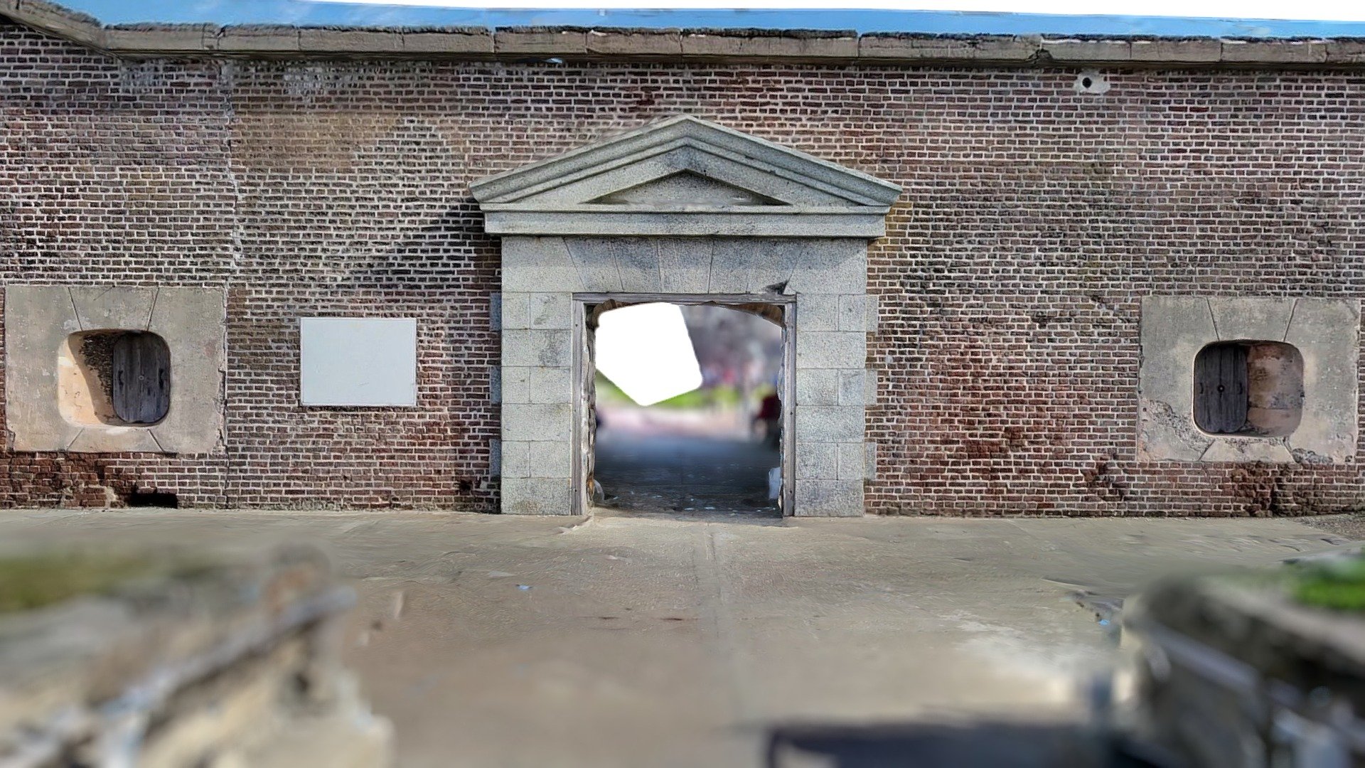 Fort Sumter Entrance - 3D model by stevencmutter [c4e095a] - Sketchfab