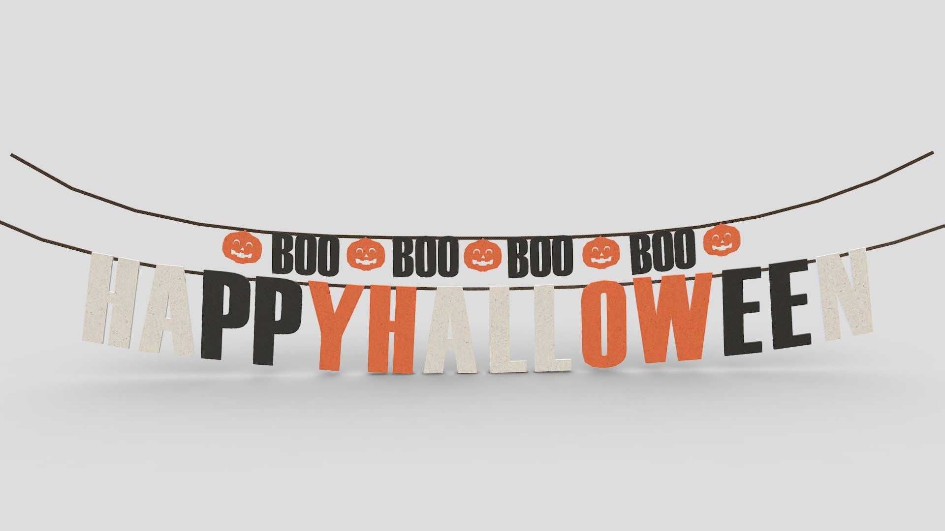Halloween Garlands - Buy Royalty Free 3D model by Sebastian.BA [c4e2ee7 ...