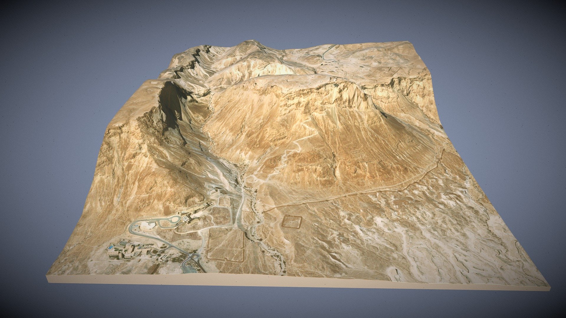 Masada - 3D model by X&Y&Z (@franz.wessels) [c4e4b0c] - Sketchfab