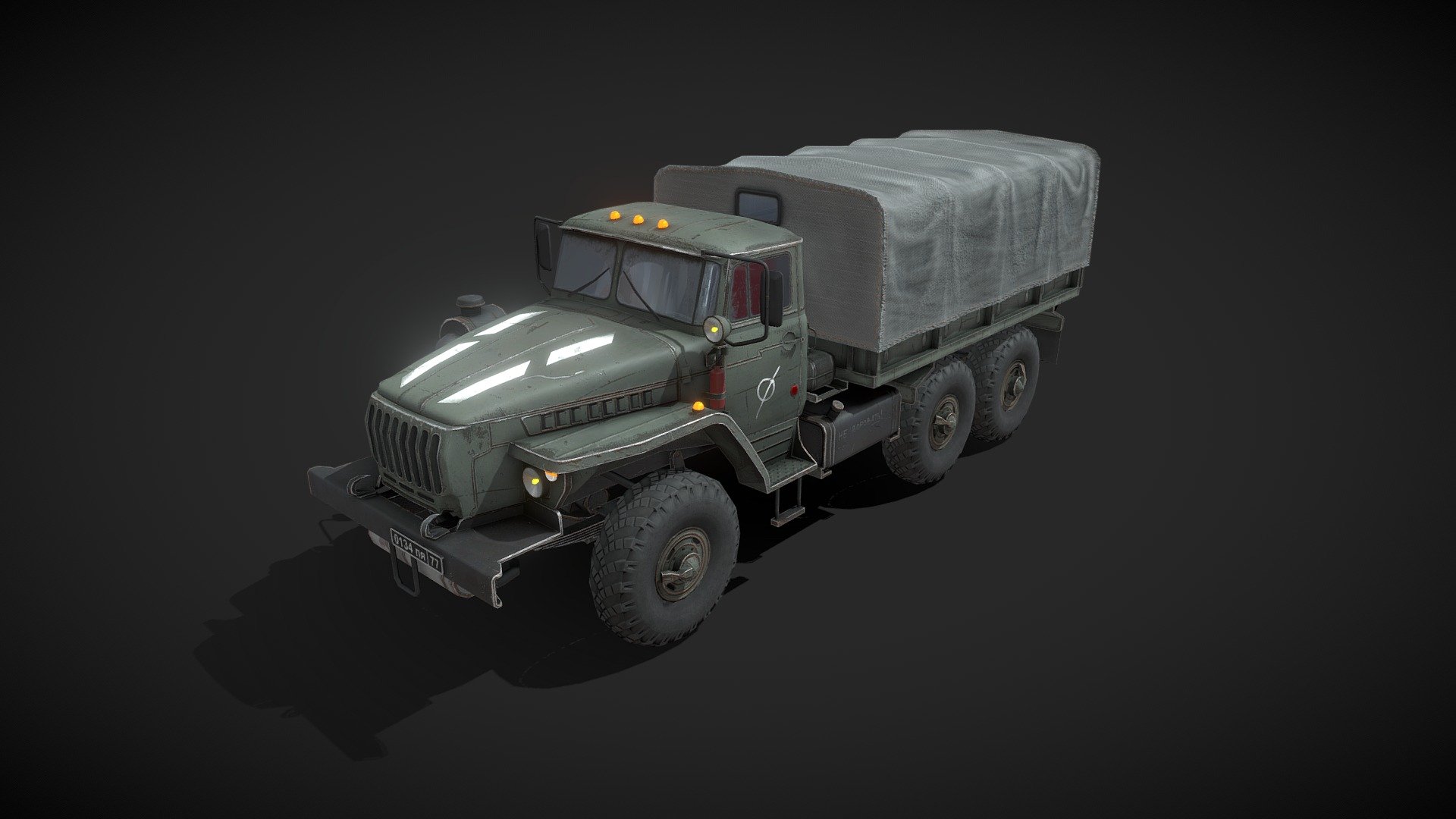 Ural-4320 Truck - 3D model by spacelynxcanfly [c4e510f] - Sketchfab