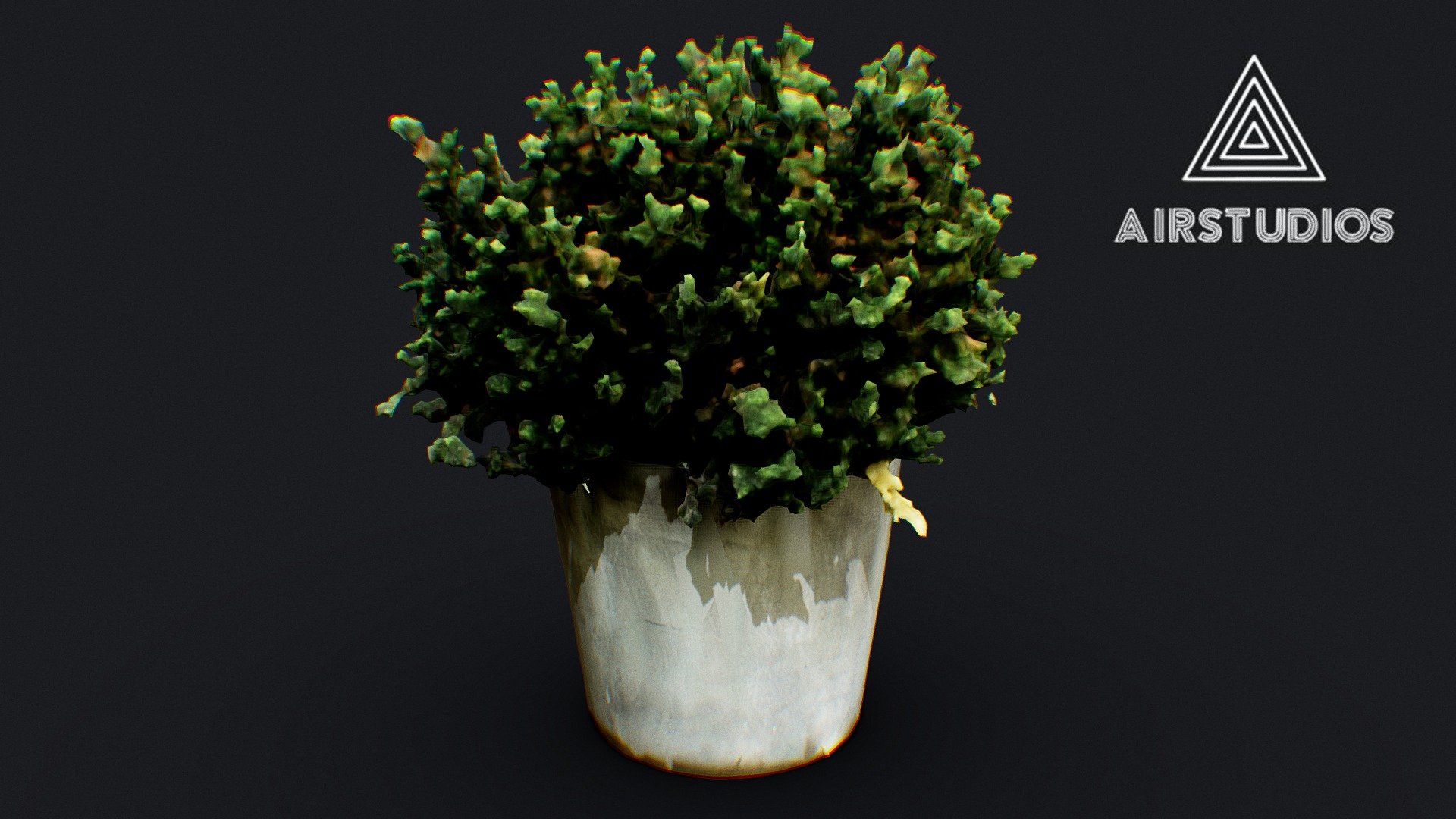 Flower Bush Pot - Buy Royalty Free 3D model by AirStudios ...