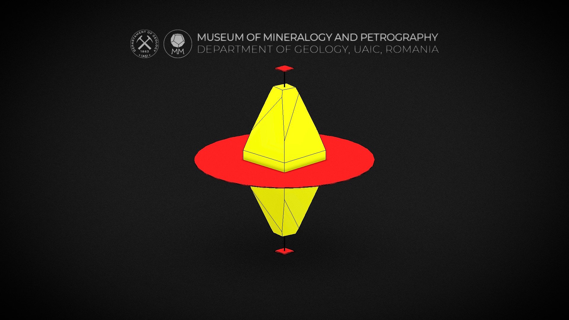 Tetragonal 4/m (C4h) - 3D model by Museum of Mineralogy and Petrography, UAIC ...