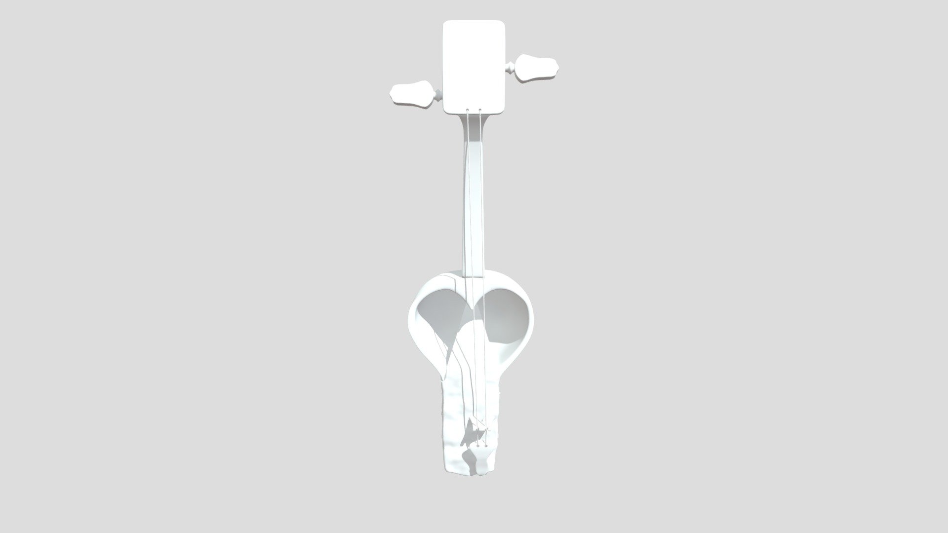 Kobyz untextured high poly model [free to use] - Download Free 3D model ...