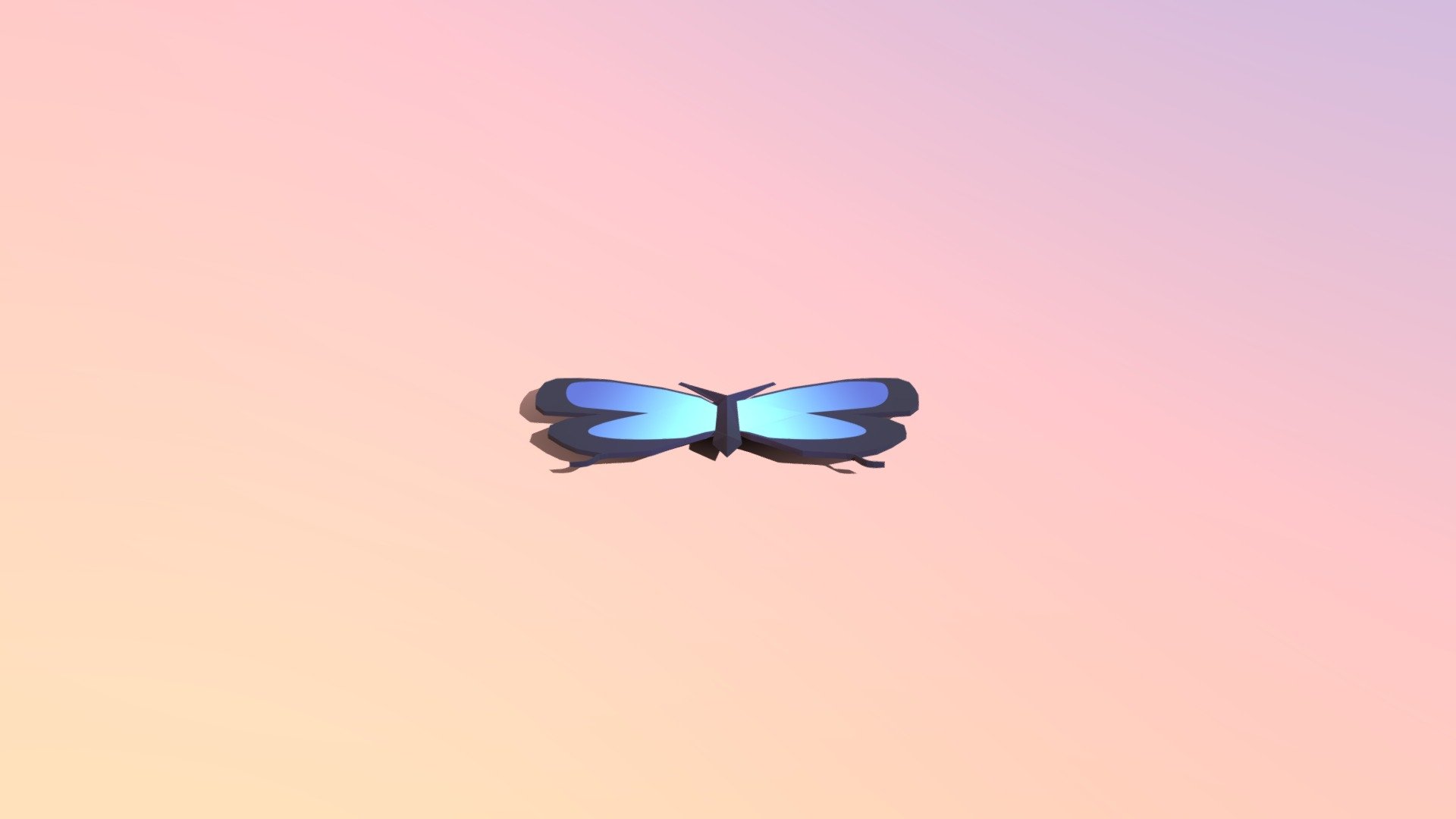 Low-poly Butterfly - Download Free 3D model by Alice Ursu ...