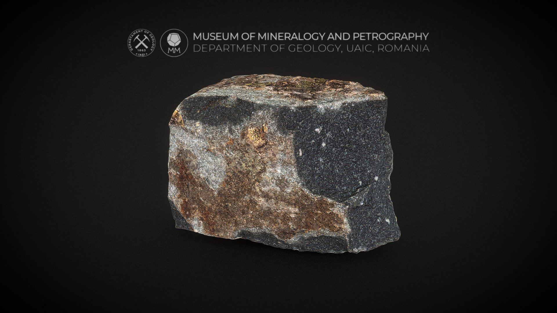 Diabase (Igneous rock) - 3D model by Museum of Mineralogy and ...