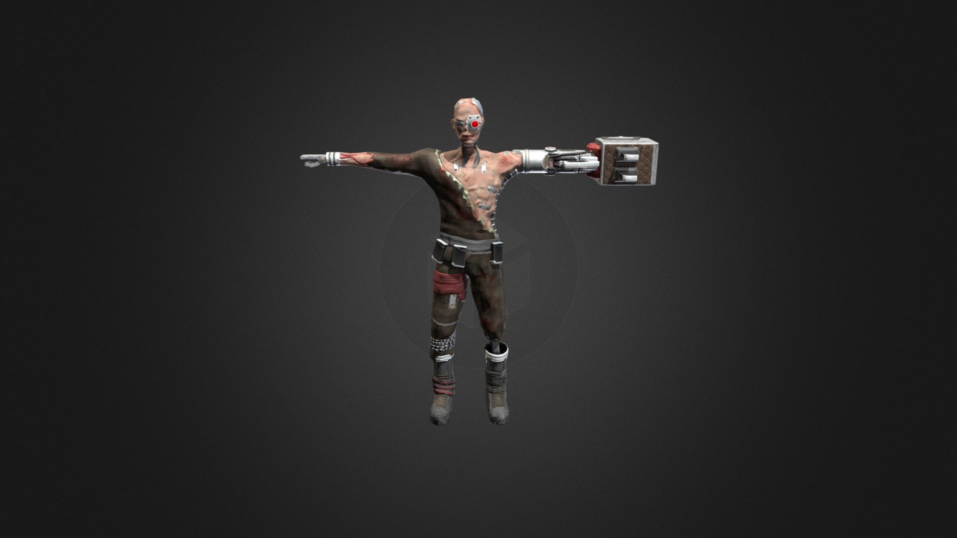 armed_gunner - Download Free 3D model by rafaelboreq [c4ed491] - Sketchfab