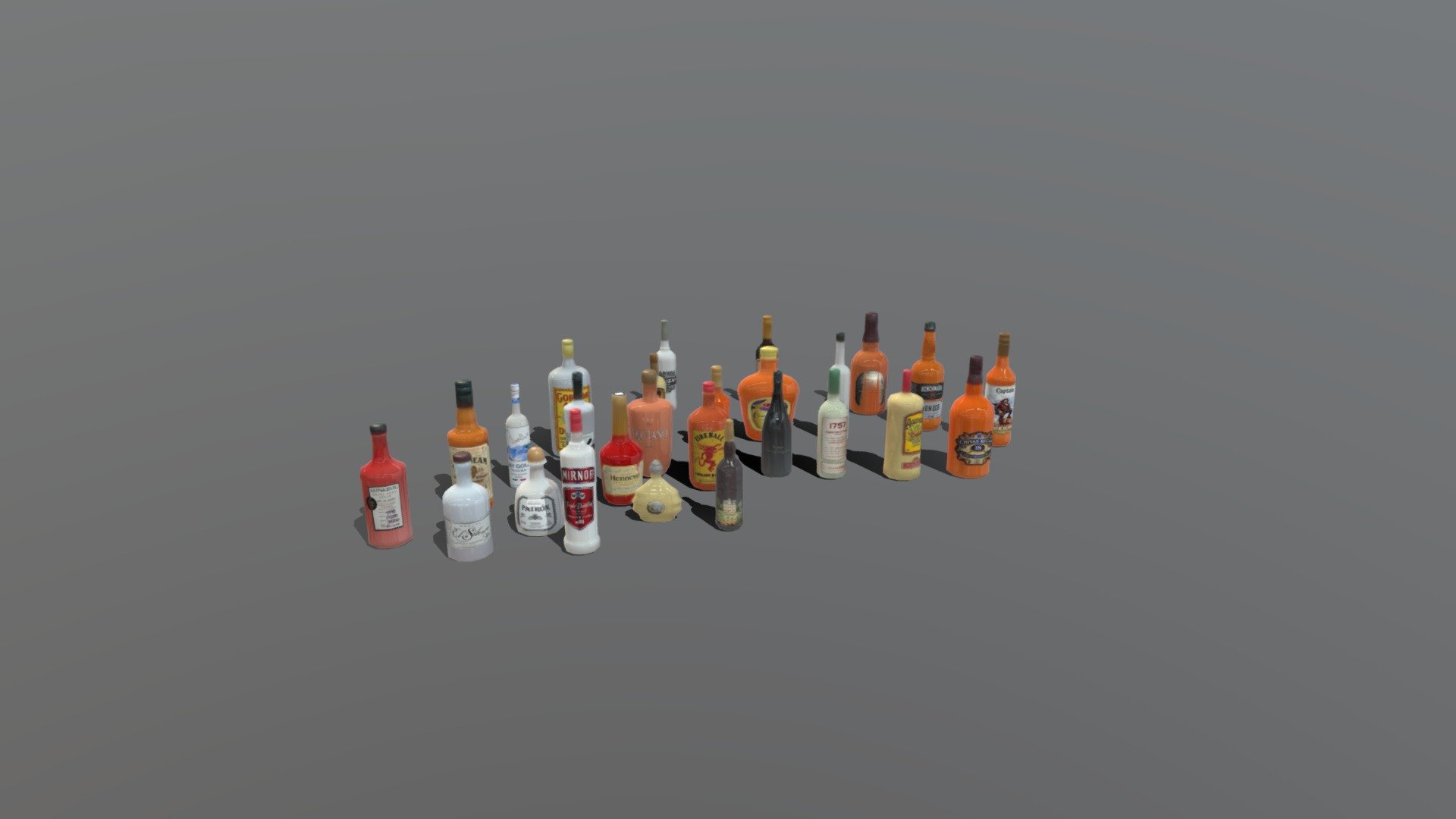 Alcohol Pack! 26 3D Models! - 3D model by mobubbler (@mobubbles ...