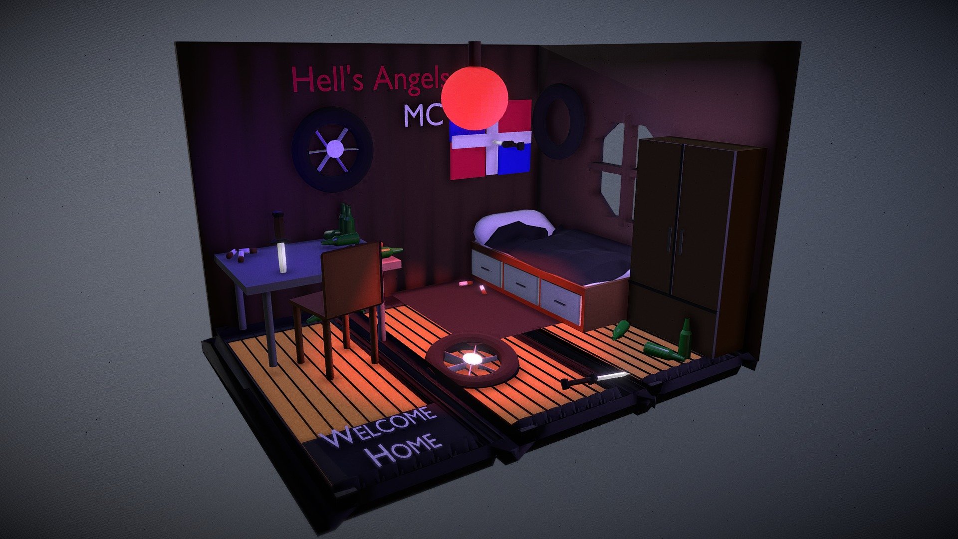 My room MV - 3D model by 0InsaneWolf0 [c4ee13e] - Sketchfab