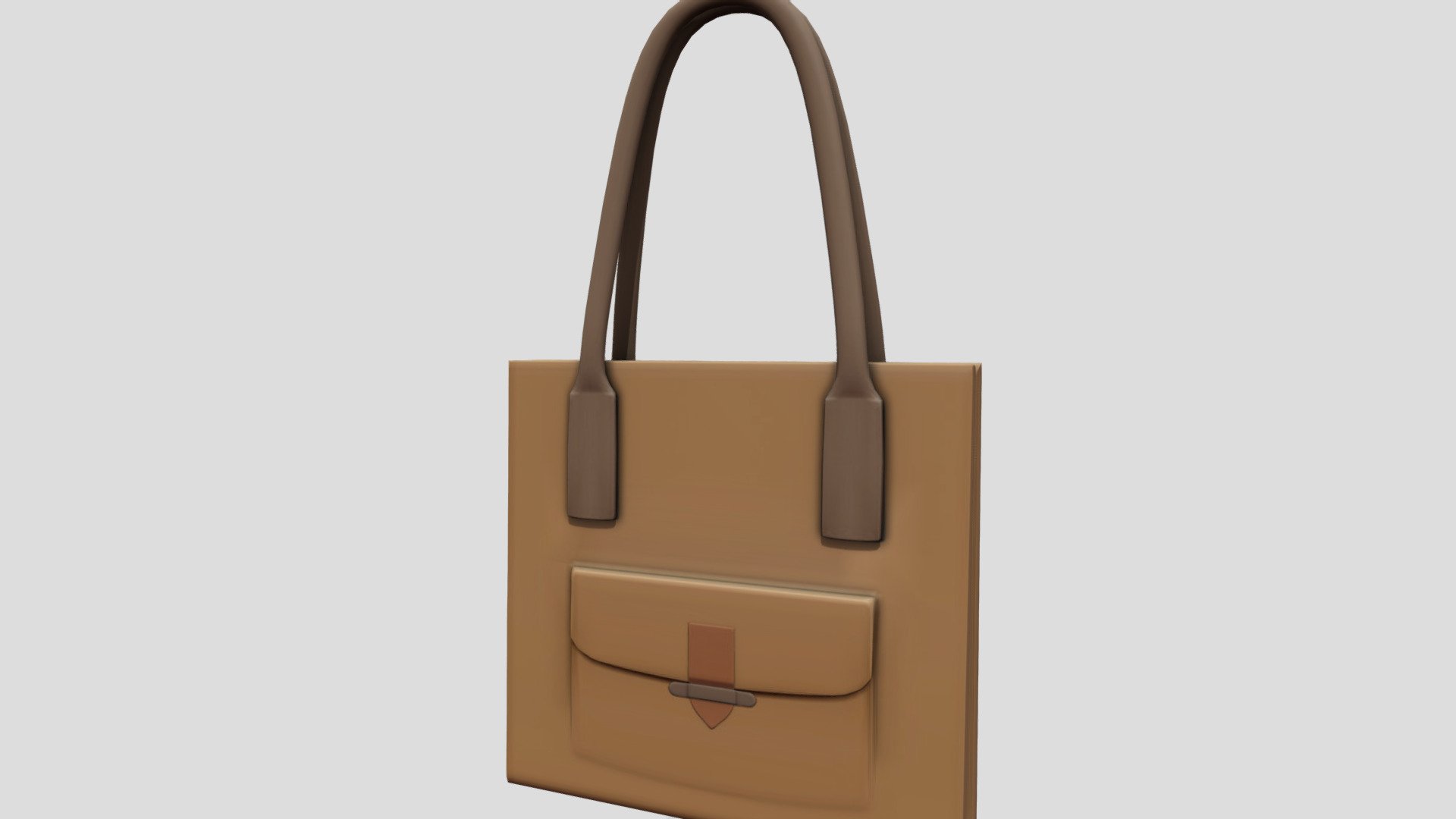 Female Women's Brief Slim Hand Bag - Buy Royalty Free 3D model by 3dia ...
