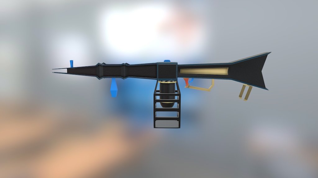 Teleport Gun - 3D model by Dakota Wester (@Spawnroid) [c4f1aba] - Sketchfab